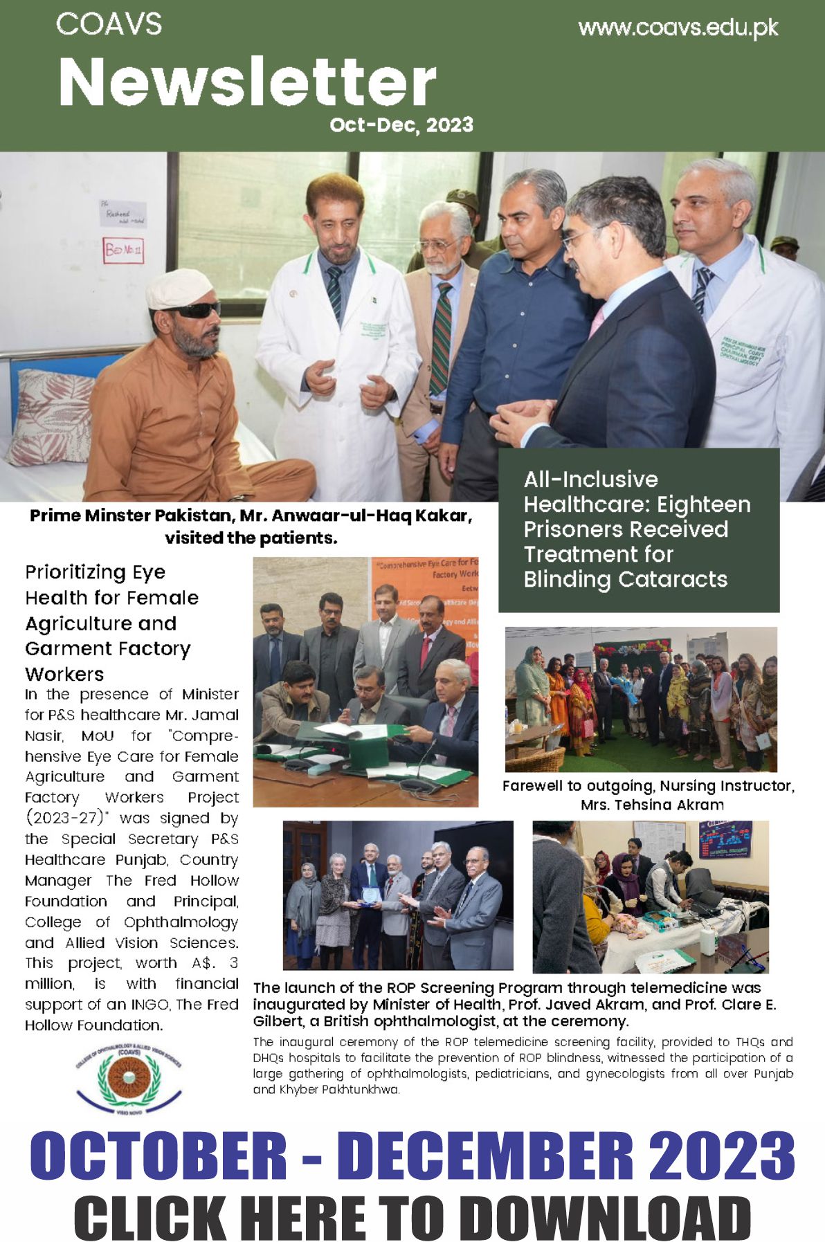 COAVS News Letters - COAVS