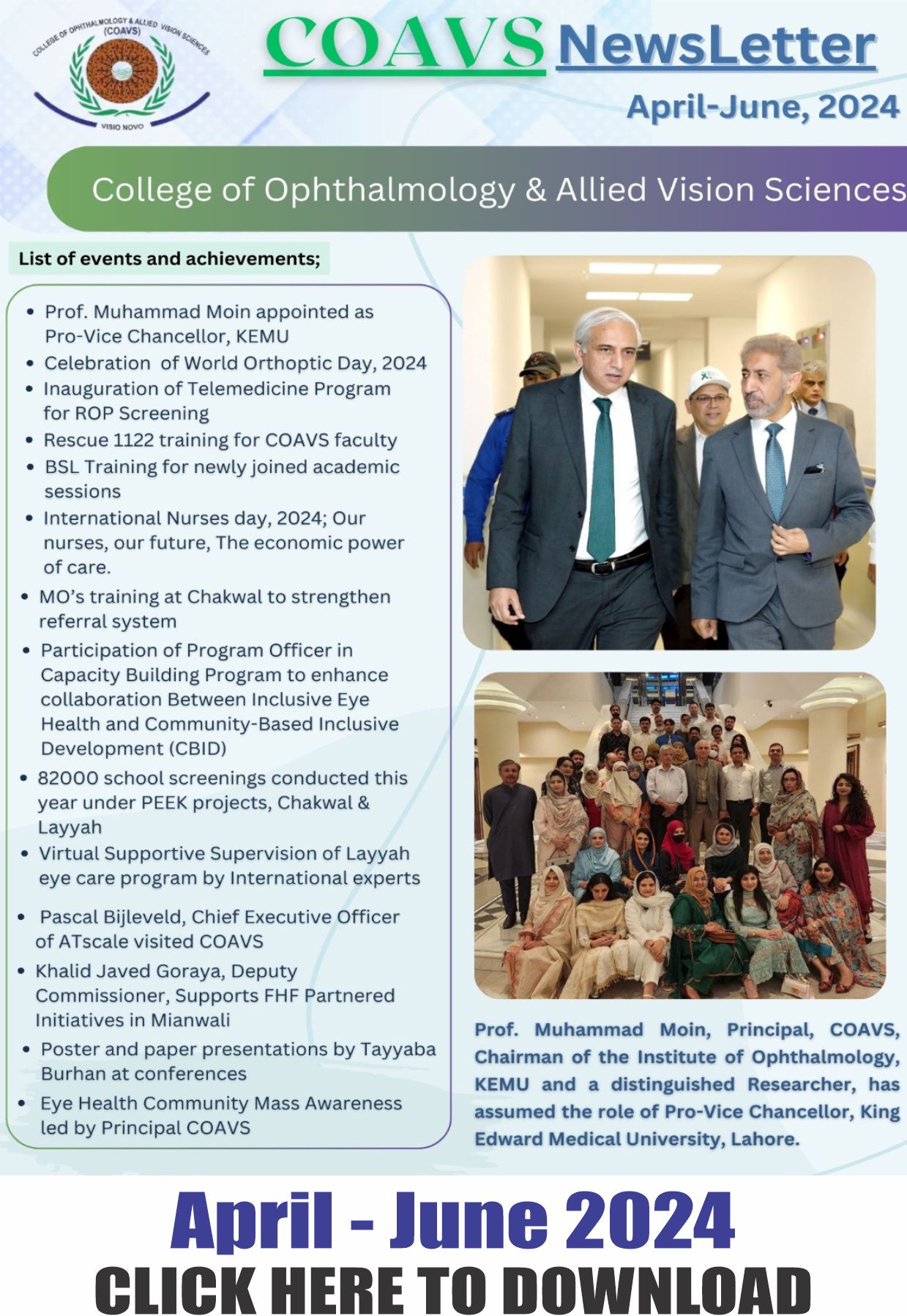 COAVS News Letters - COAVS